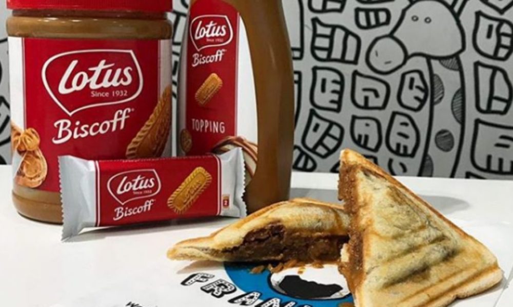 You can get Lotus Biscoff toasties in Manchester and they look so good ...