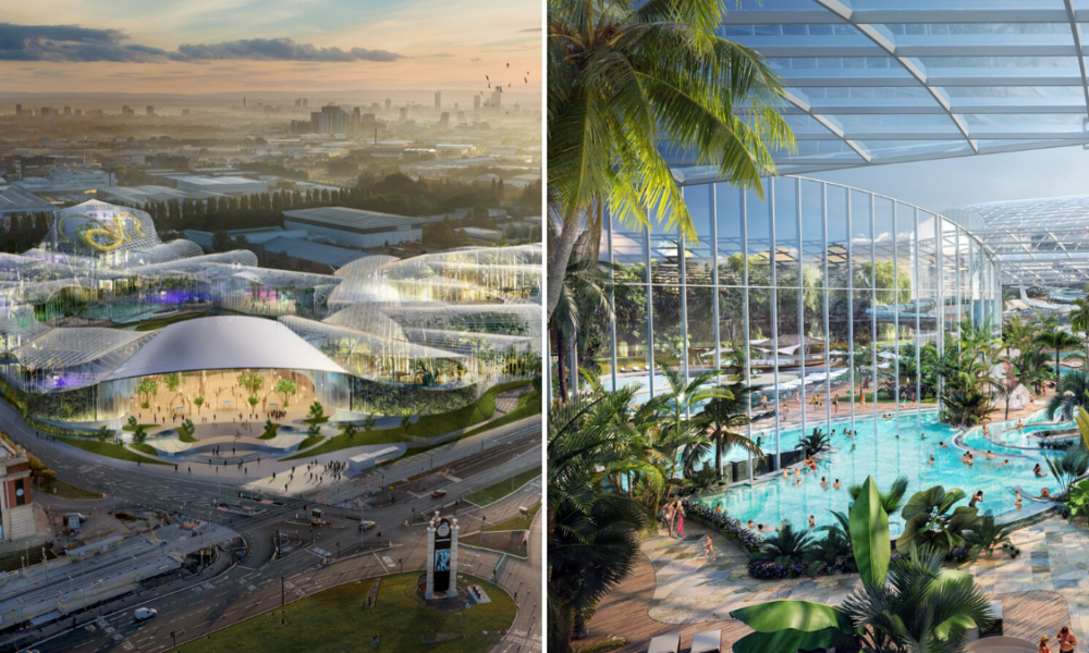 New image of the £250m tropical resort opening next to Trafford Centre ...