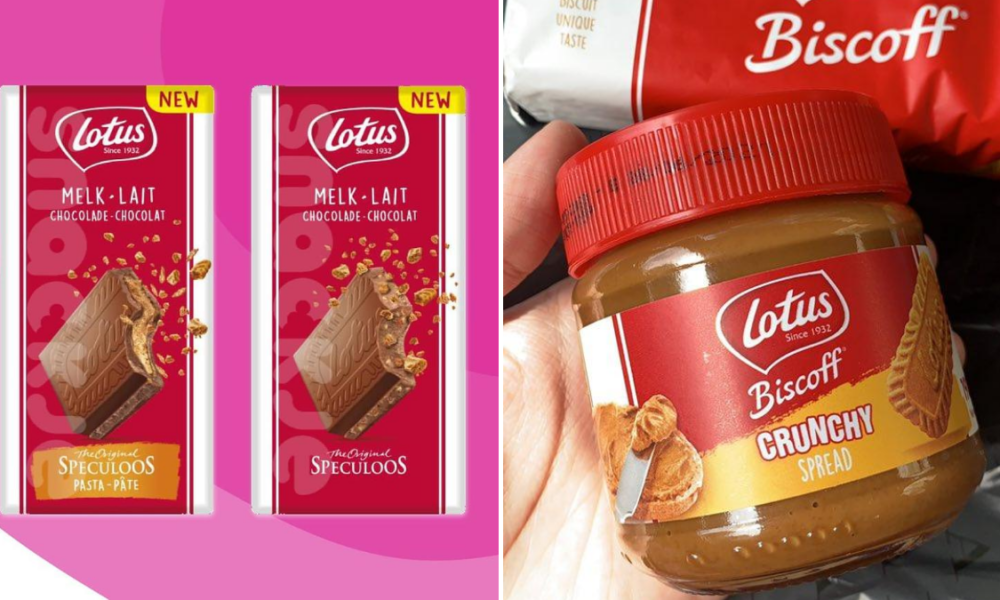 Lotus is launching two new chocolate bars stuffed with Biscoff spread ...