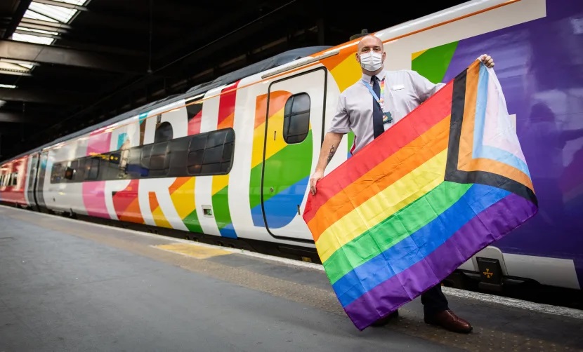 UK’s first Pride train staffed entirely by LGBTQ+ crew is arriving in ...