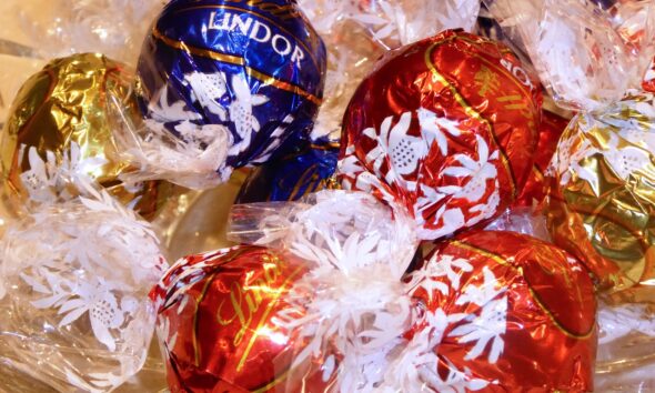 Lindt has just launched chocolate-coated cereal balls with a crispy ...