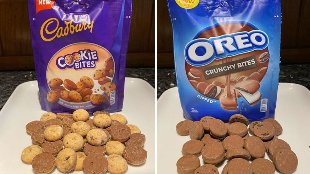 Tesco is selling new Cadbury Cookie Bites and Oreo Crunchy Bites and ...