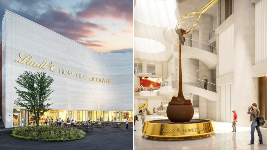 Lindt has a 'Willy Wonka-style' chocolate museum and tour