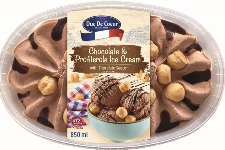 Lidl is doing a new chocolate profiterole ice cream with mini Choux ...