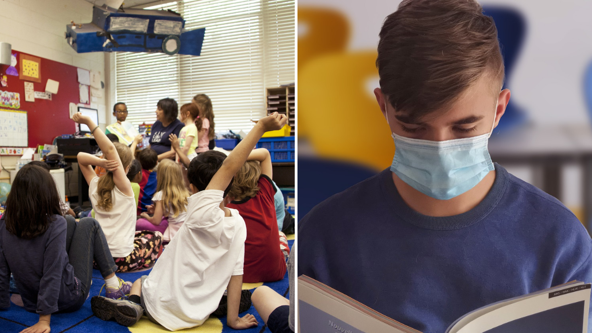 Secondary school students will have to wear face masks from today ...