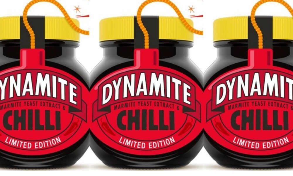 Marmite launches new super spicy Dynamite Chilli flavour - Proper ...