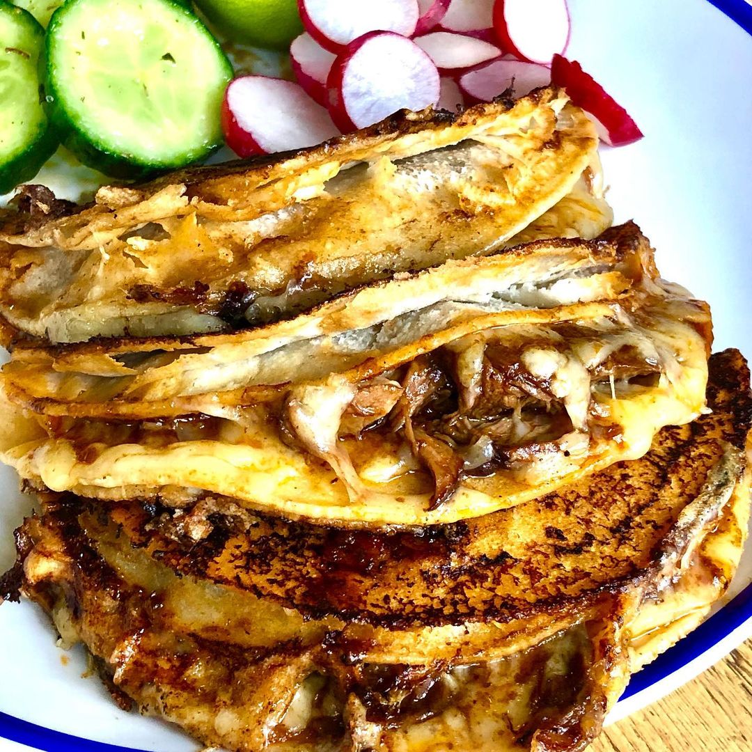 You can now get super cheesy beef fried Birria tacos with dipping gravy ...