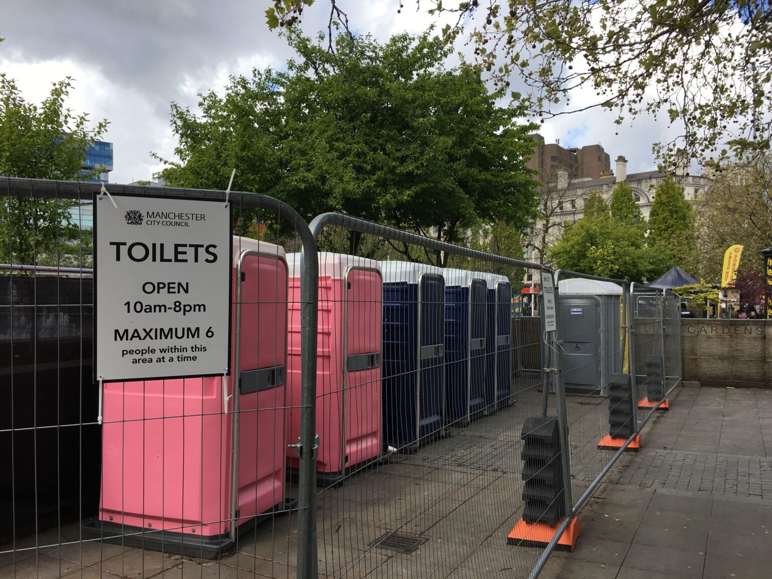 New public toilets opened in Piccadilly Gardens by Manchester council ...