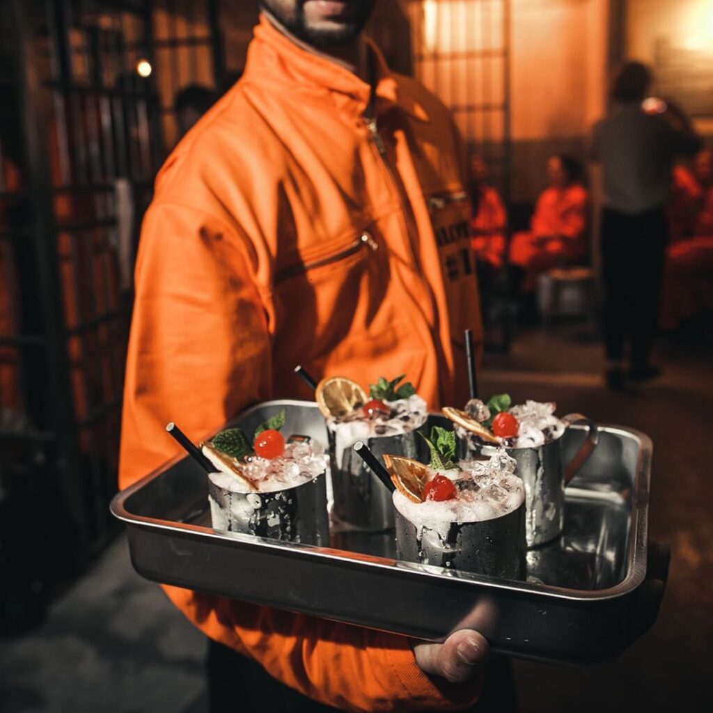 An immersive prison-themed bar where guests smuggle in their own ...