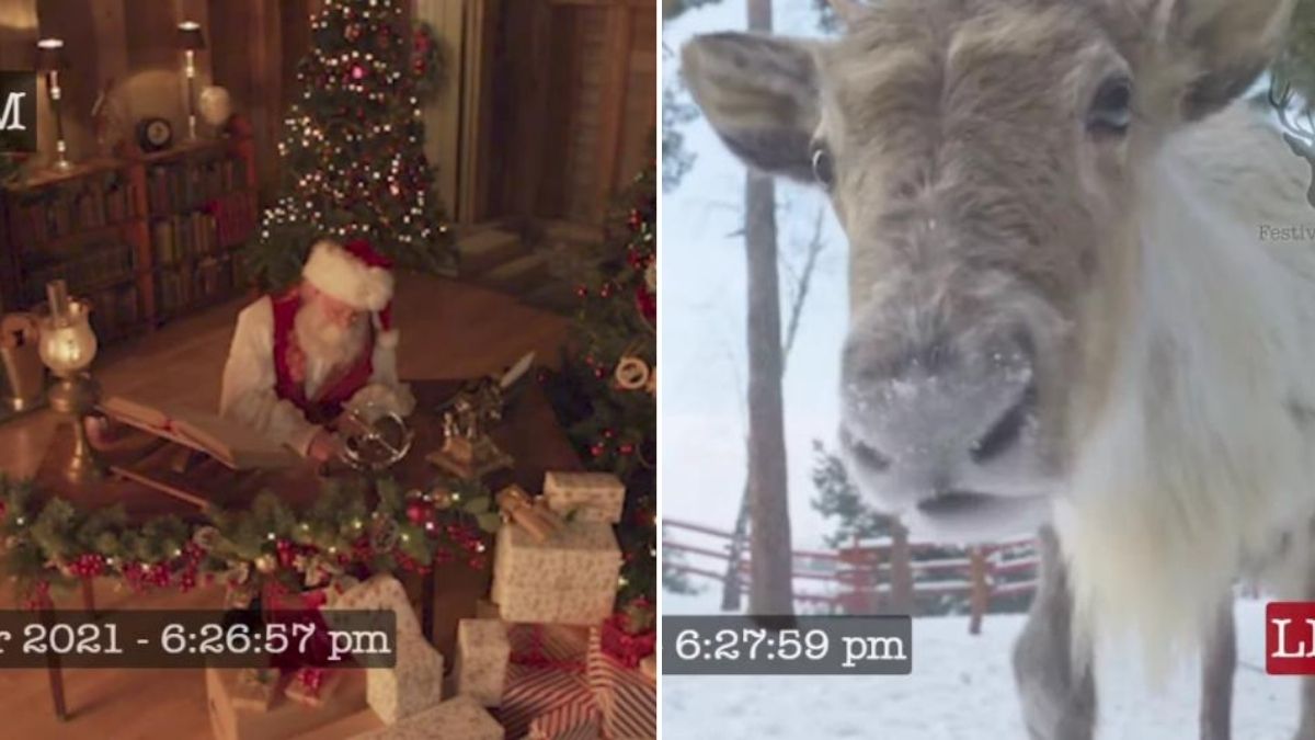 Your kids can watch Santa prepping for Christmas on a free live stream