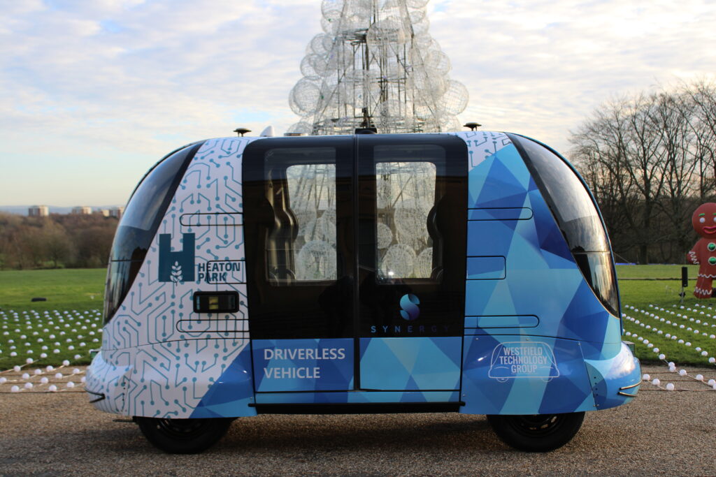 Futuristic self-driving pods have arrived at Heaton Park