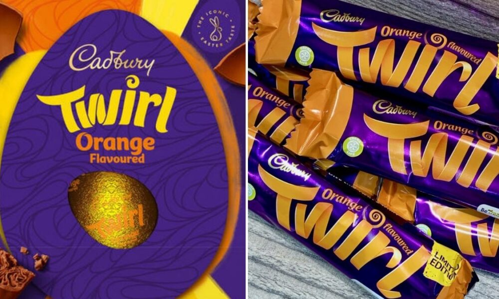 Cadbury unveils Orange Twirl Easter egg for Easter 2022