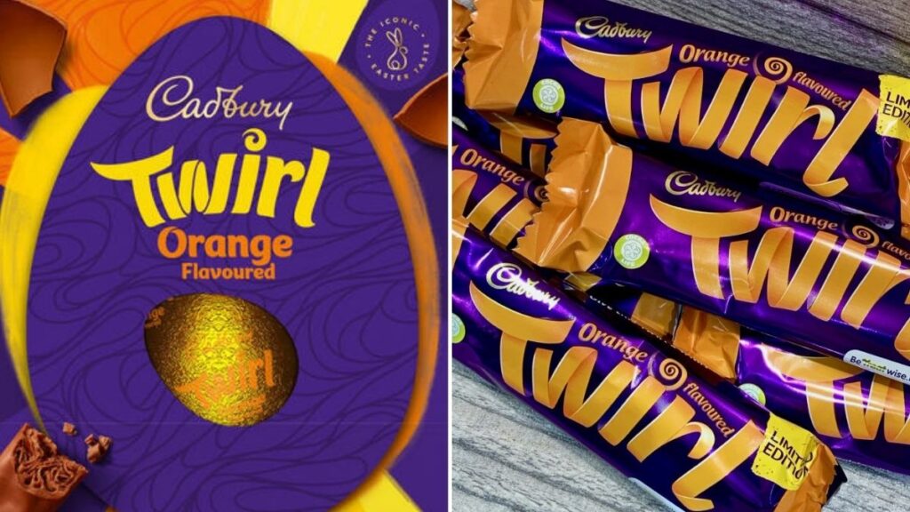 Cadbury unveils Orange Twirl Easter egg for Easter 2022