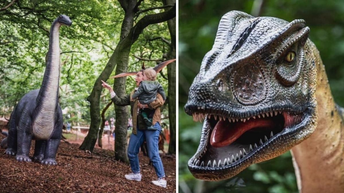 popular dinosaur jungle adventure land is opening near Manchester
