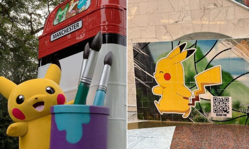 A Pokemon treasure hunt art trail is coming to the Trafford Centre