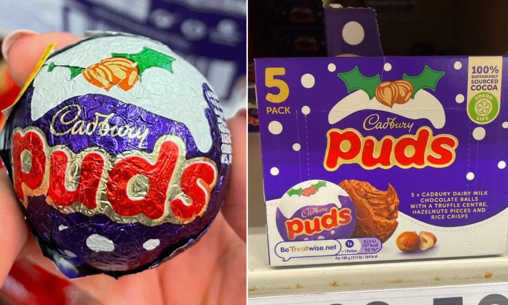Cadbury brings back festive Puds just in time for Christmas
